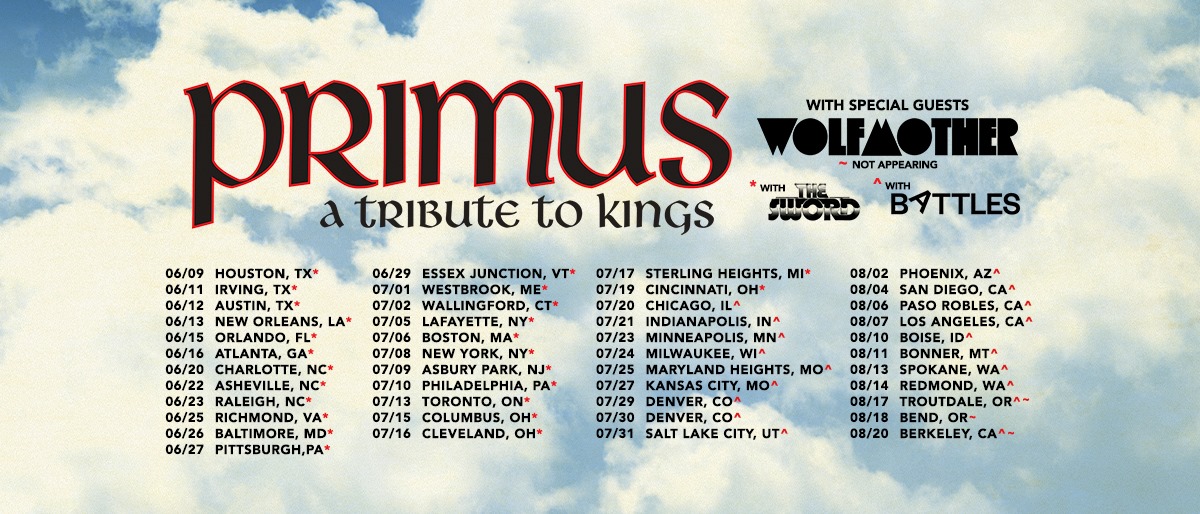 Primus Set 2021 Dates for 'A Tribute To Kings' Tour