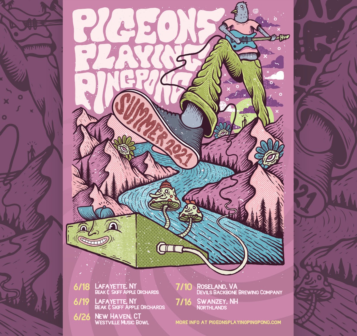 Pigeons Playing Ping Pong Announce Initial Socially Distanced Summer ...