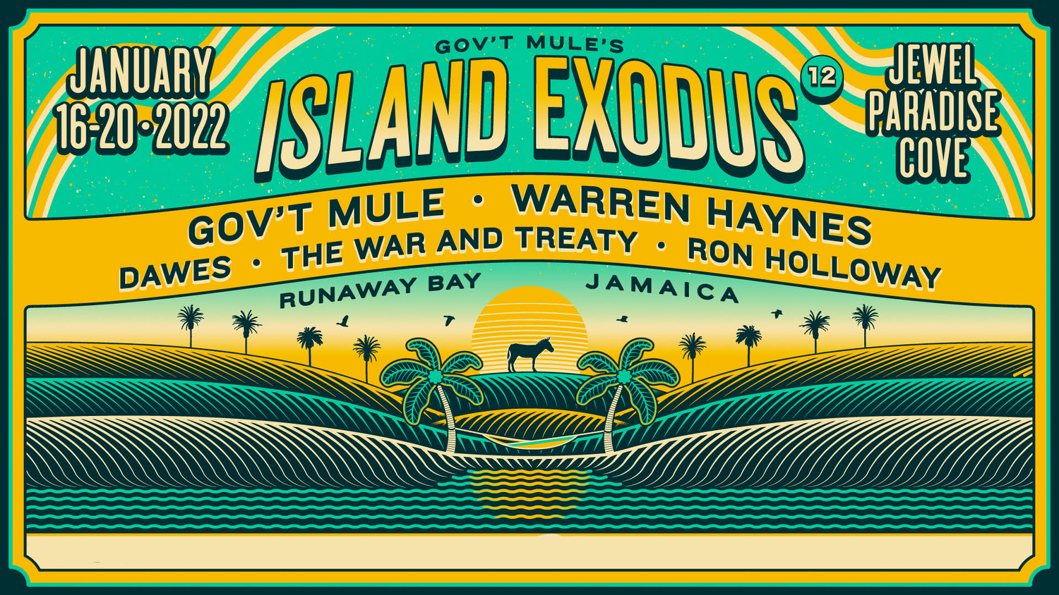 Gov't Mule Confirm 'Island Exodus 12' Destination Event in 2022