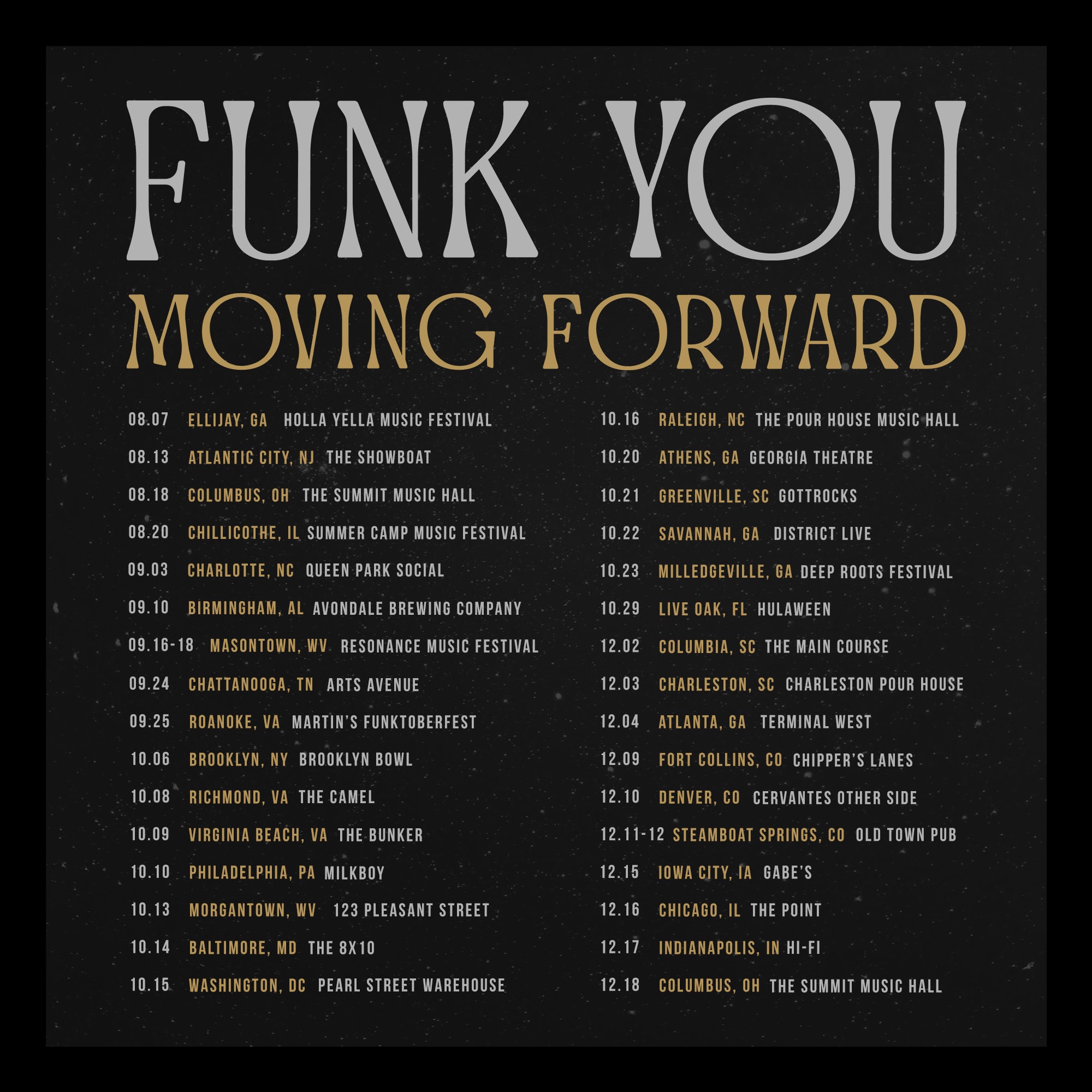 Funk You Announce New Album 'Moving Forward' New Single