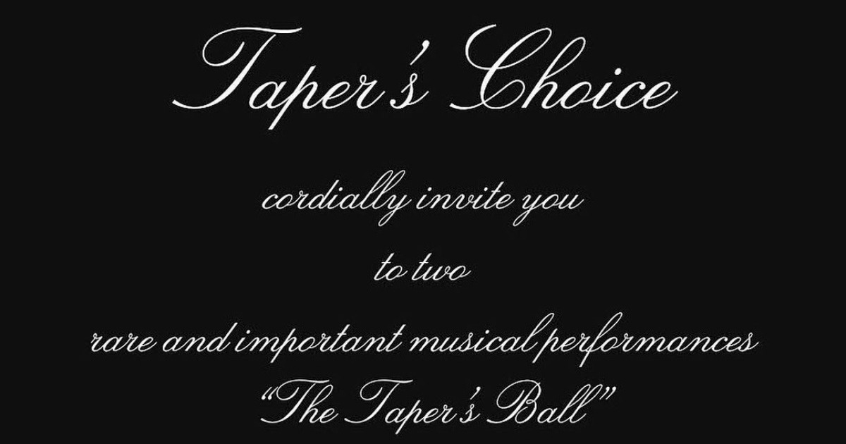 Taper's Choice Announce Two Night Inaugural Halloween Event, Taper's ...