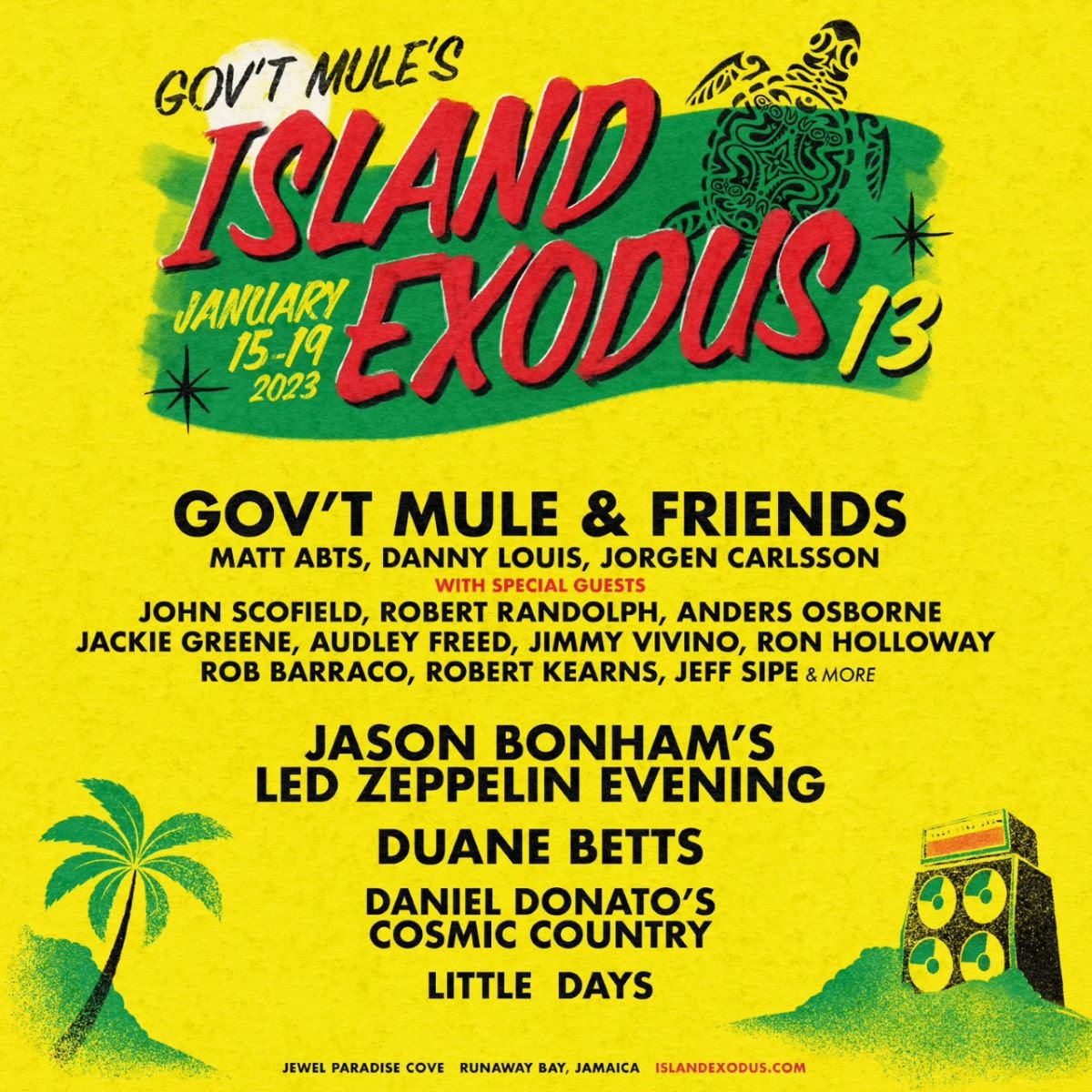 Warren Haynes to Sit Out Island Exodus 13, Taps Subs: Anders Osborne ...