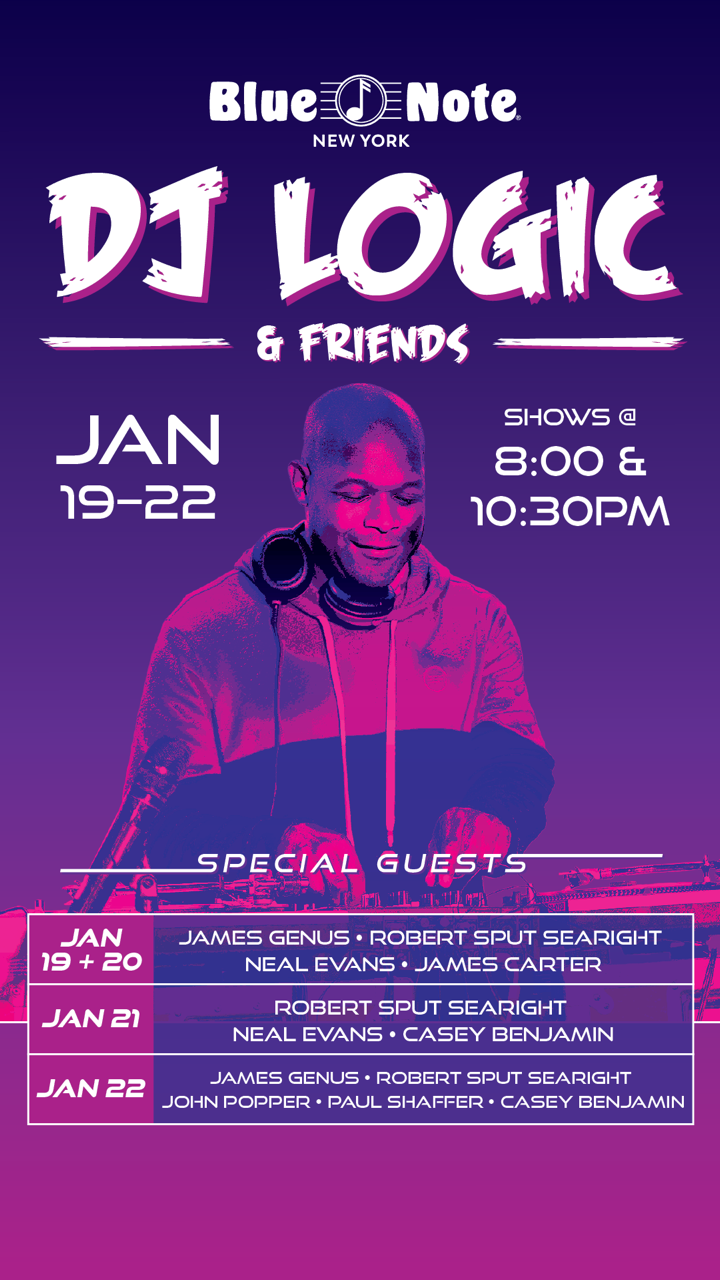 DJ Logic Plots Blue Note New York Residency with Guests