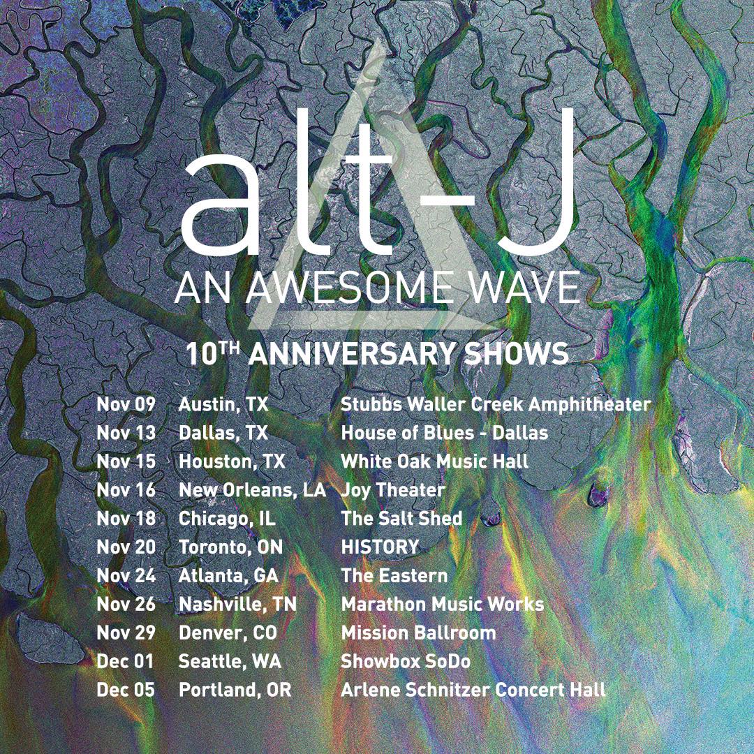 alt-J Add New Dates to 10th Anniversary Tour