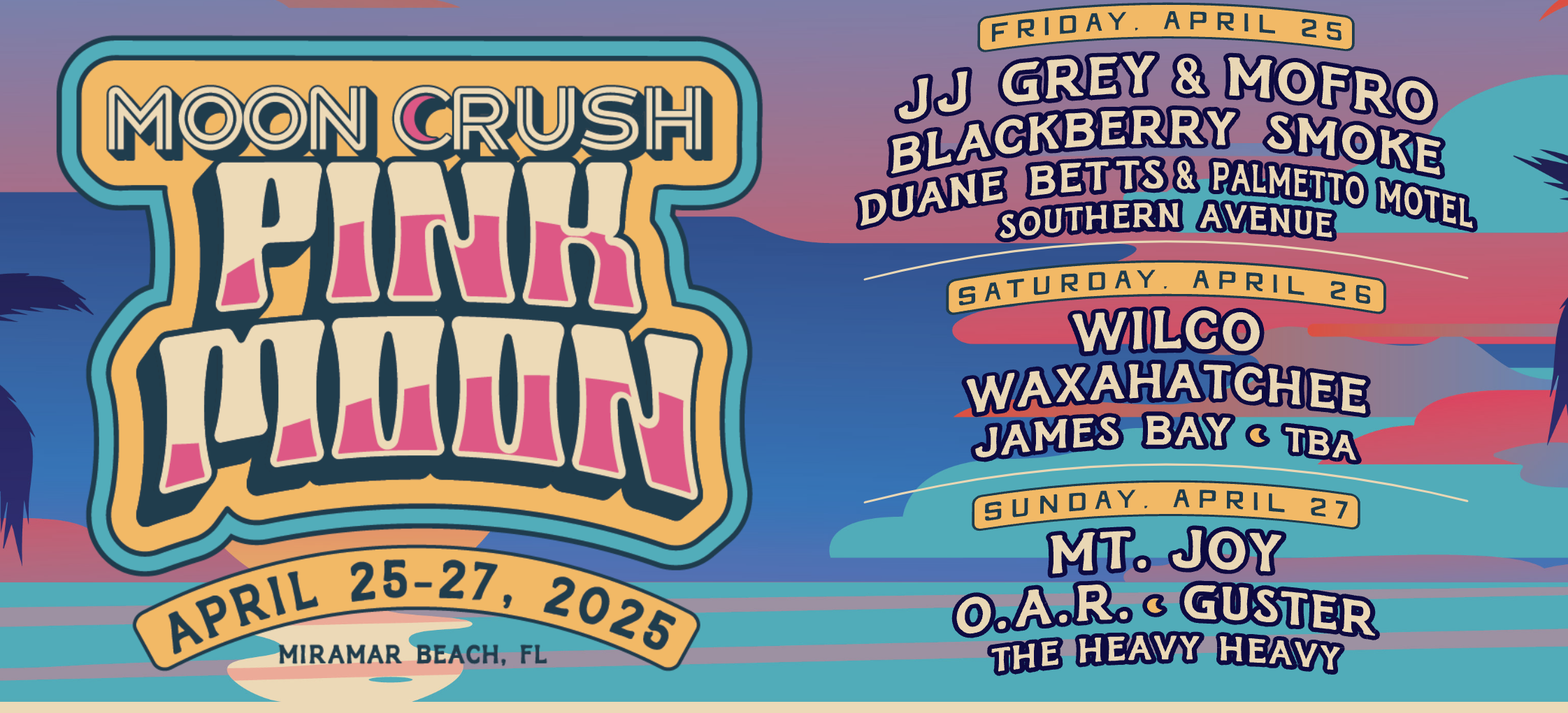 Moon Crush ‘Pink Moon’ Outlines Fifth Anniversary Lineup: Wilco, Mt ...