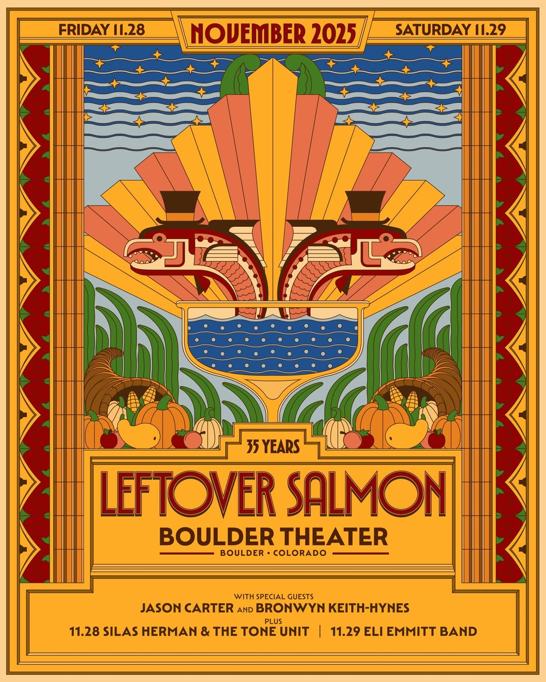 "Salmon Eggs": Leftover Salmon Plot Annual Thanksgiving Weekend Concerts in Boulder with Silas ...