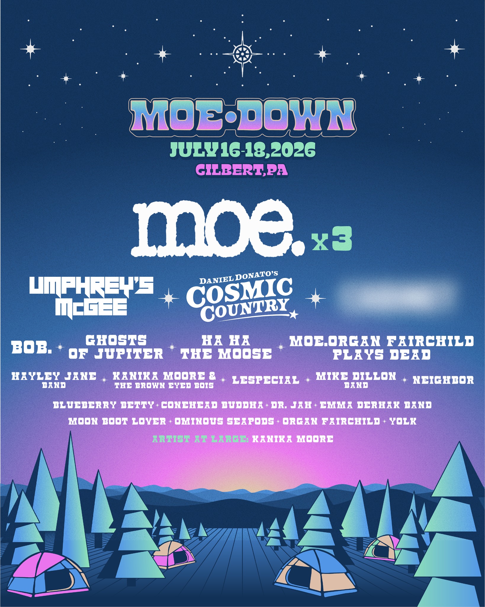 moe. Unveil moe.down Artist Lineup: Umphrey’s McGee, Daniel Donato’s ...