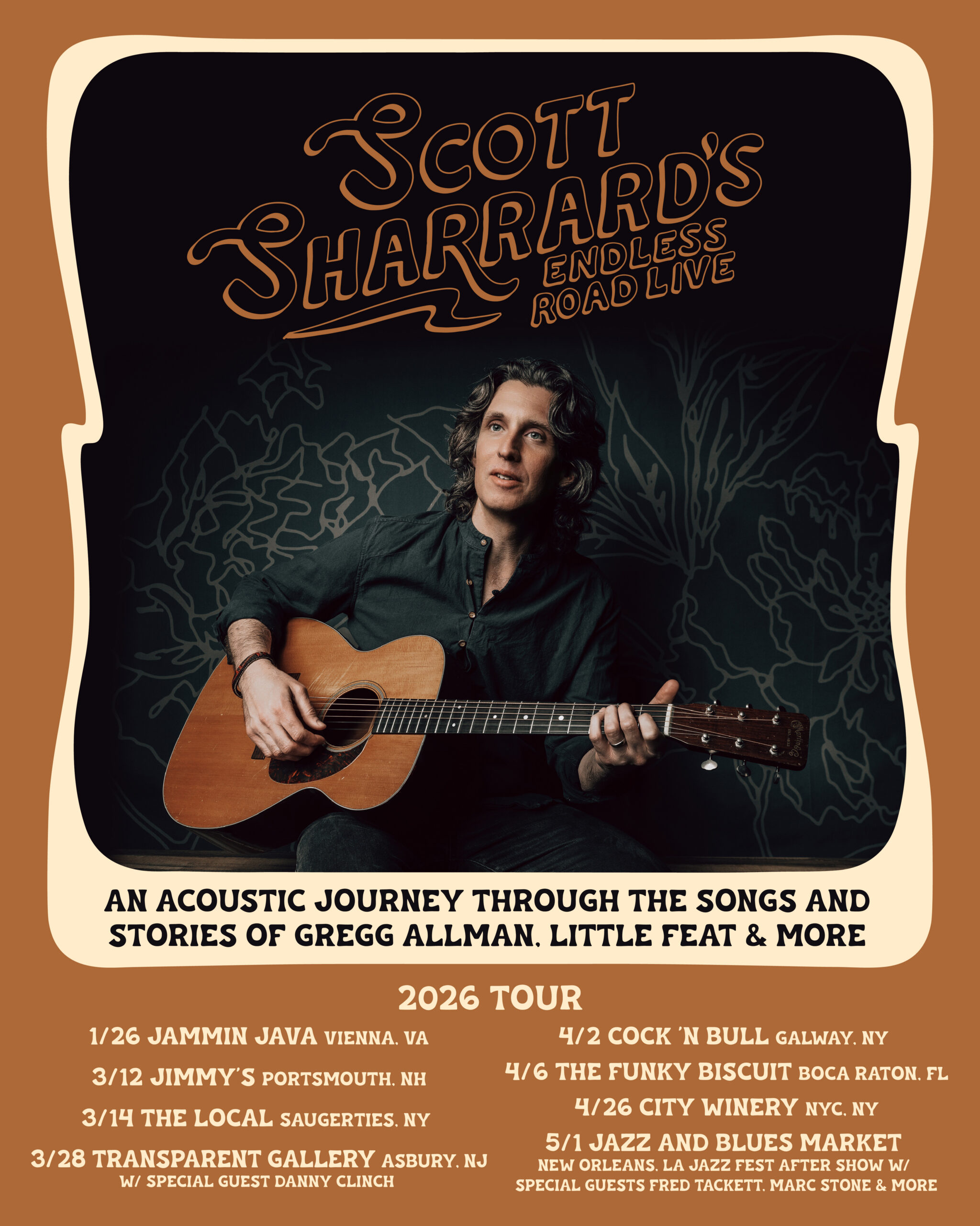 Little Feat’s Scott Shararrd and his Endless Road Live