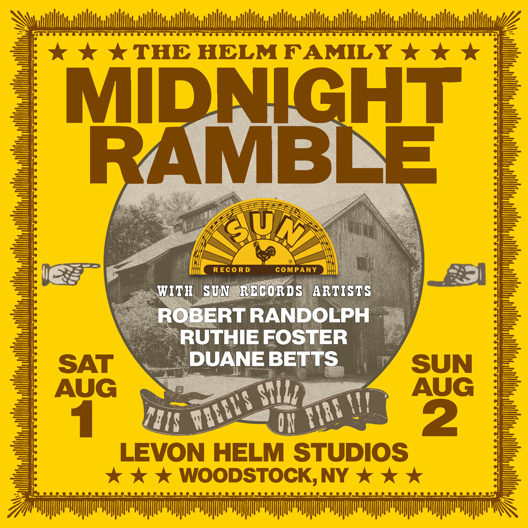 Sun Records Midnight Ramble to Unite Amy Helm, Robert Randolph, Ruthie ...