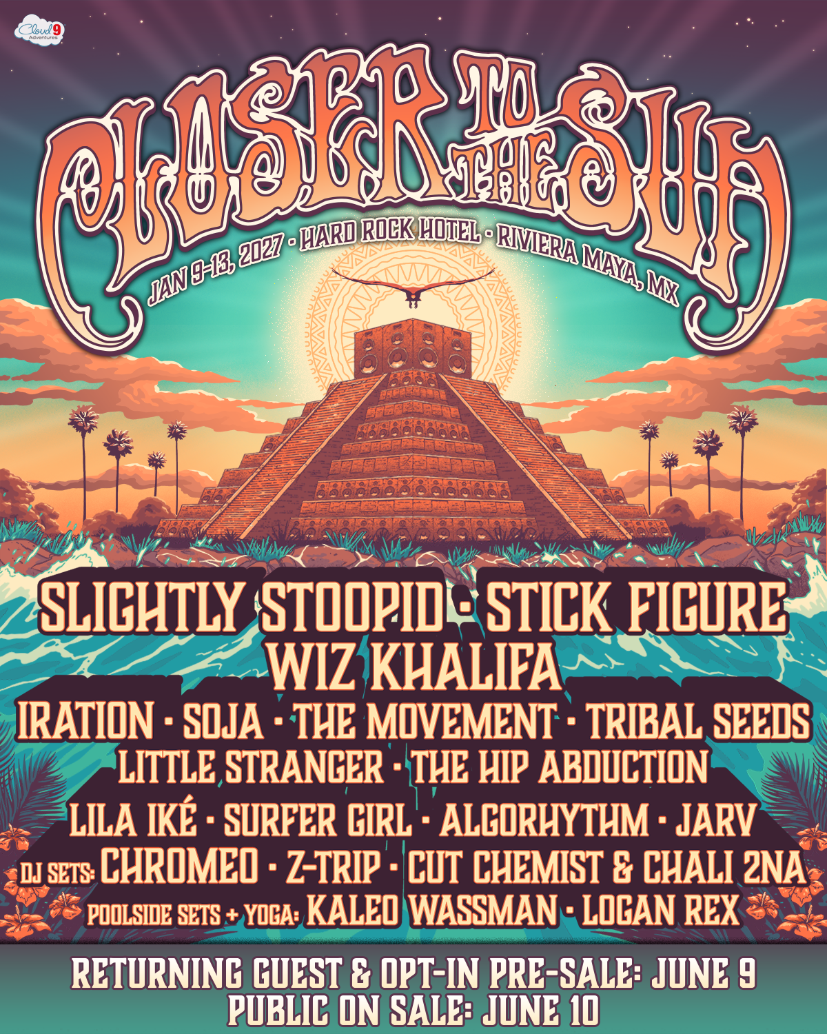 Wiz Khalifa, Iration, SOJA, Chromeo, Little Stranger, The Hip Abduction ...